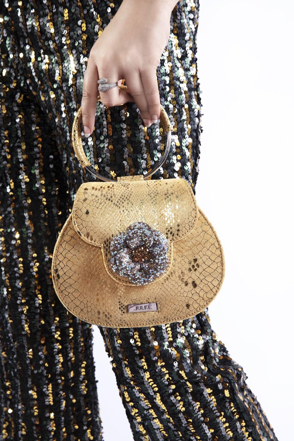 JULKÉ Ritz Goldscale Women Top Handle Bags – AK Galleria