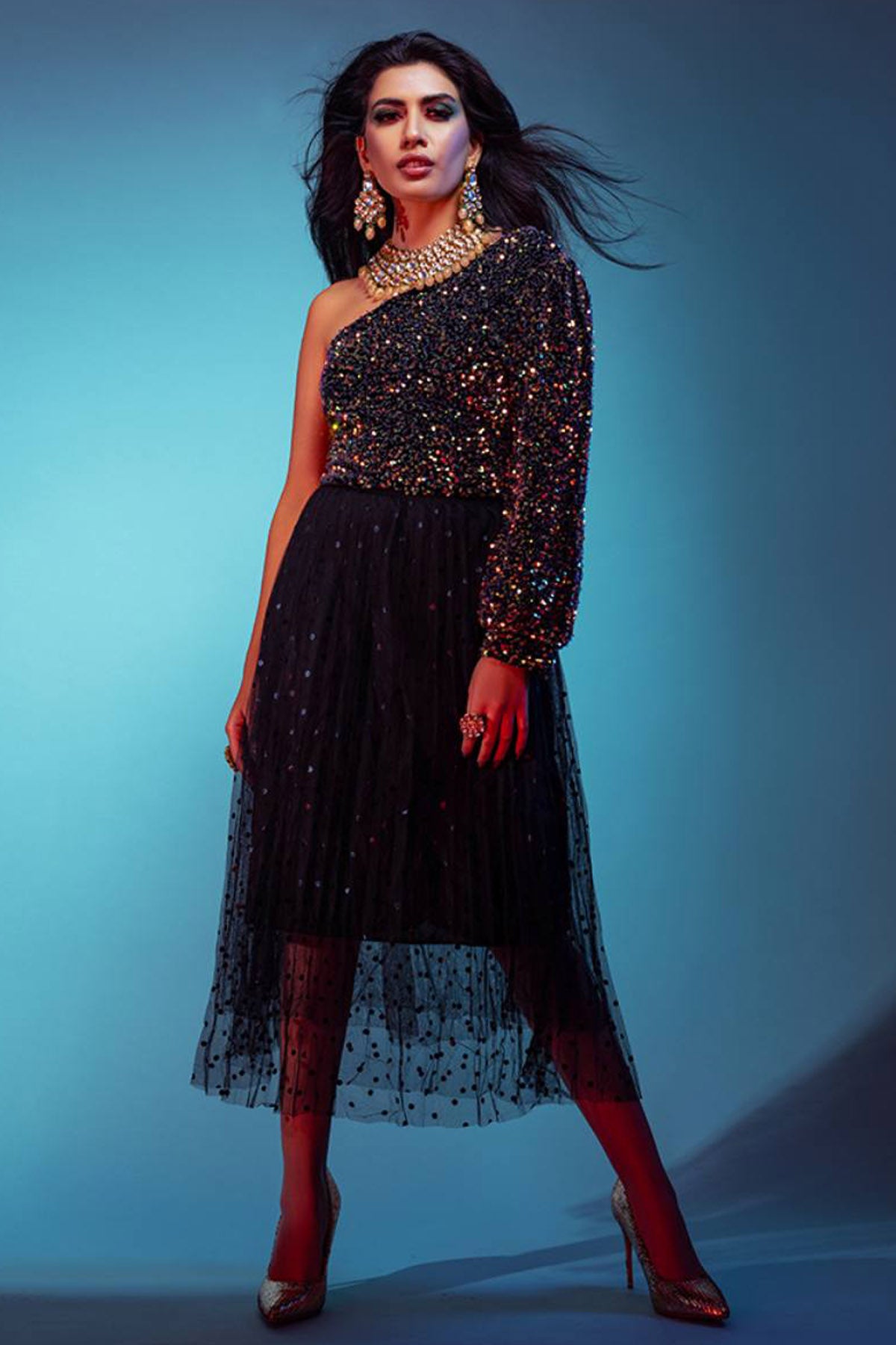 9lines Pick Me Up Dotted Skirt - Shop at AK Galleria